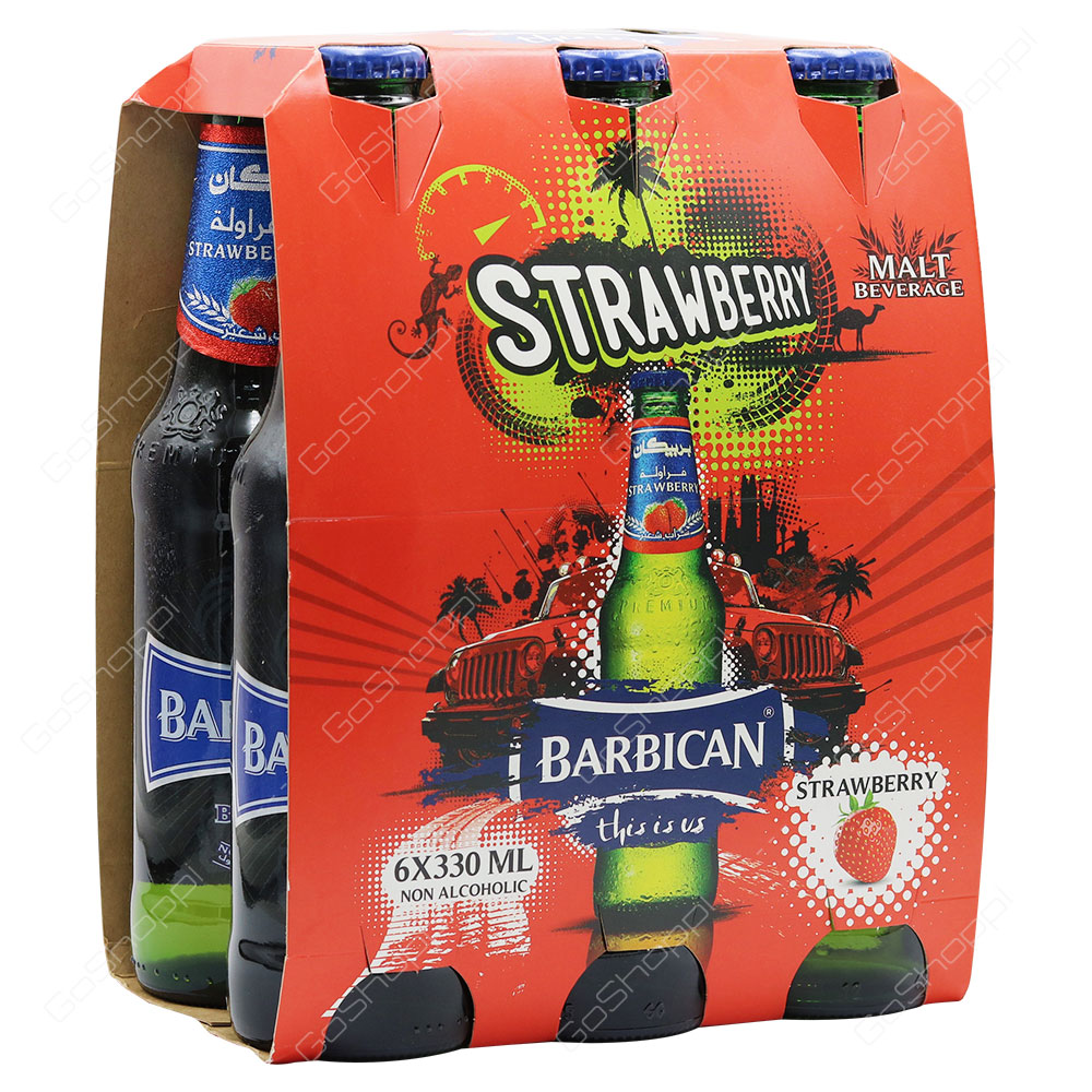 Barbican Malt Beverage Strawberry 6X330 ml - Buy Online