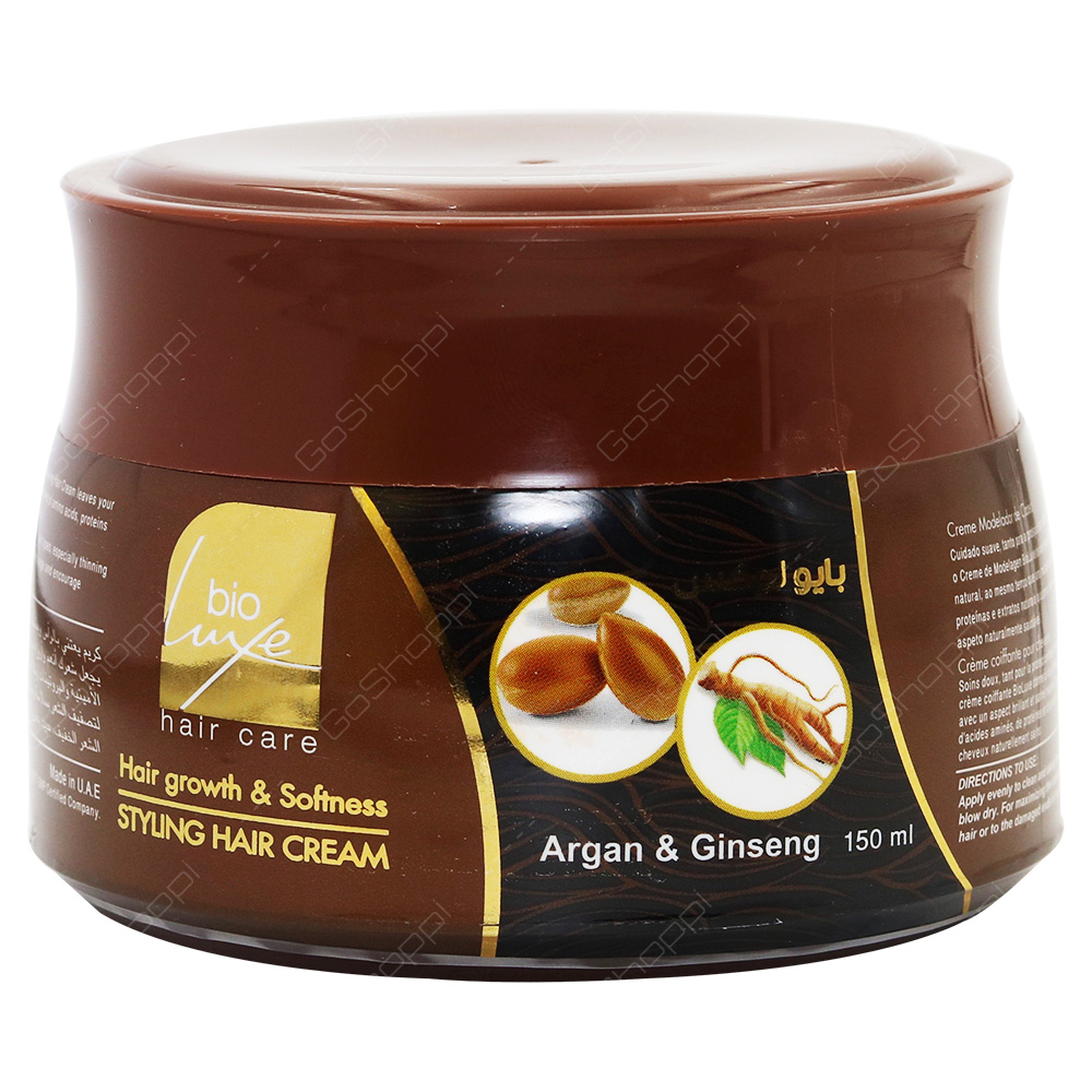 Bio Luxe Argan And Ginseng Hair Growth And Softness Styling Hair Cream ...