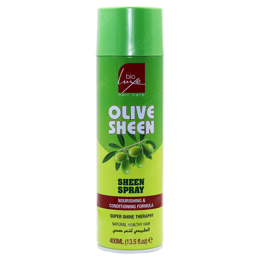 Bio Luxe Olive Sheen Sheen Spray Nourishing And Conditioning Formula ...