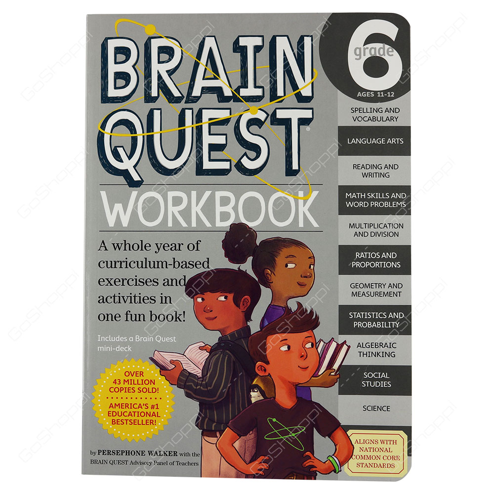 Brain Quest Grade 6 Workbook - Buy Online
