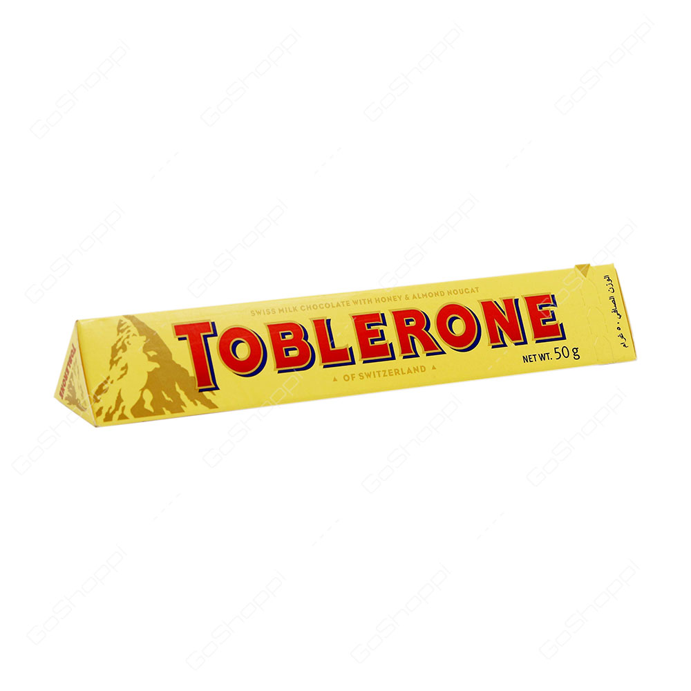 Toblerone Swiss Milk Chocolate 50 g - Buy Online