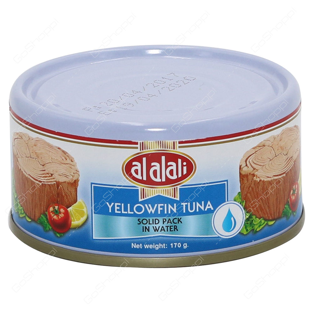 Al Alali Yellowfin Tuna Solid Pack In Water 170 g - Buy Online