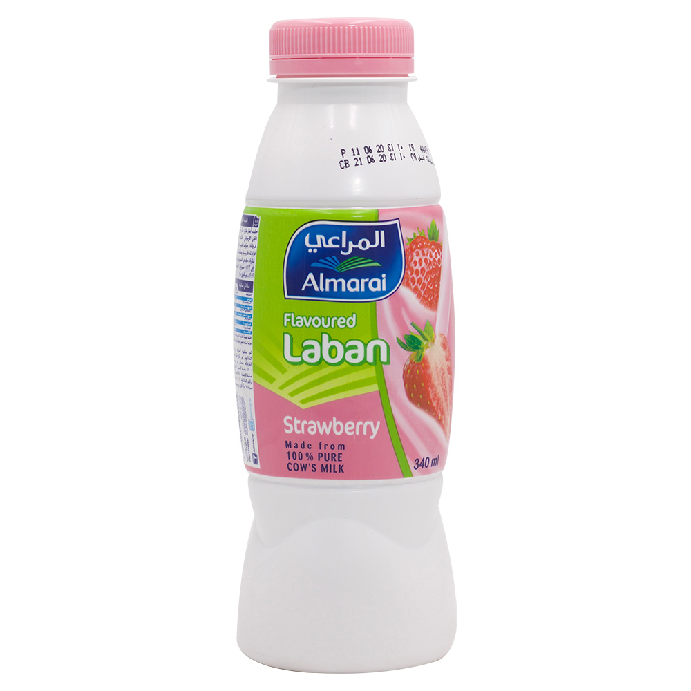 Almarai Fresh Strawberry Flavored Laban 340ml - Buy Online