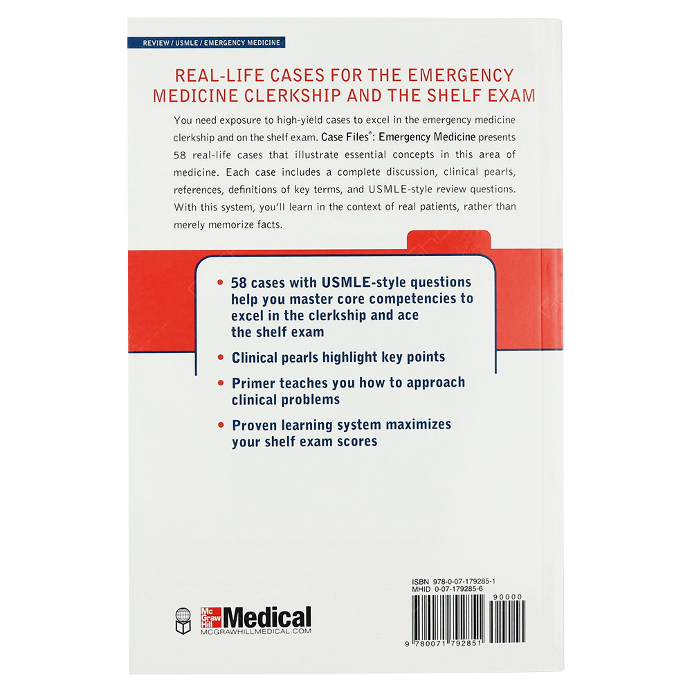 Case Files - Emergency Medicine Third Edition - Buy Online