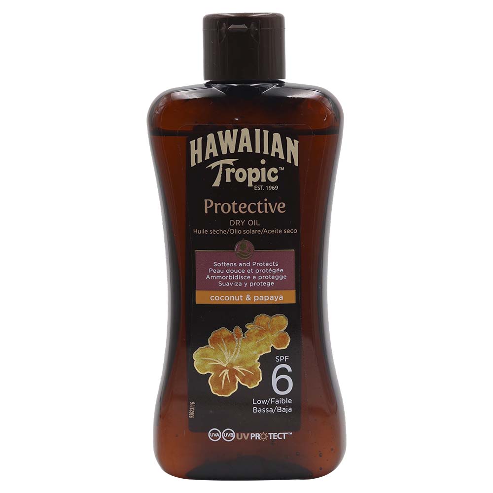 Hawaiian Tropic Protective Dry Spray Oil Spf 6 200ml Buy Online