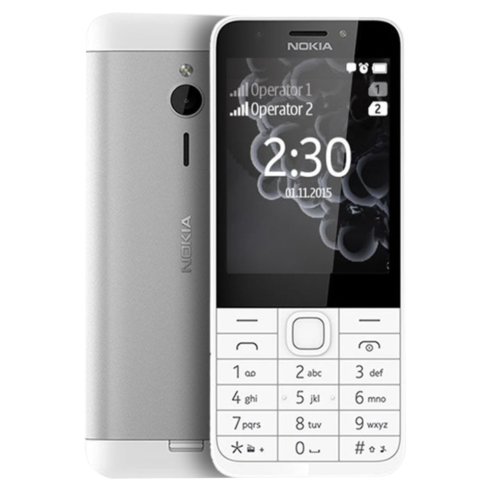 Nokia 230 Dual Sim GSM 16MB RAM Dark Silver - Buy Online