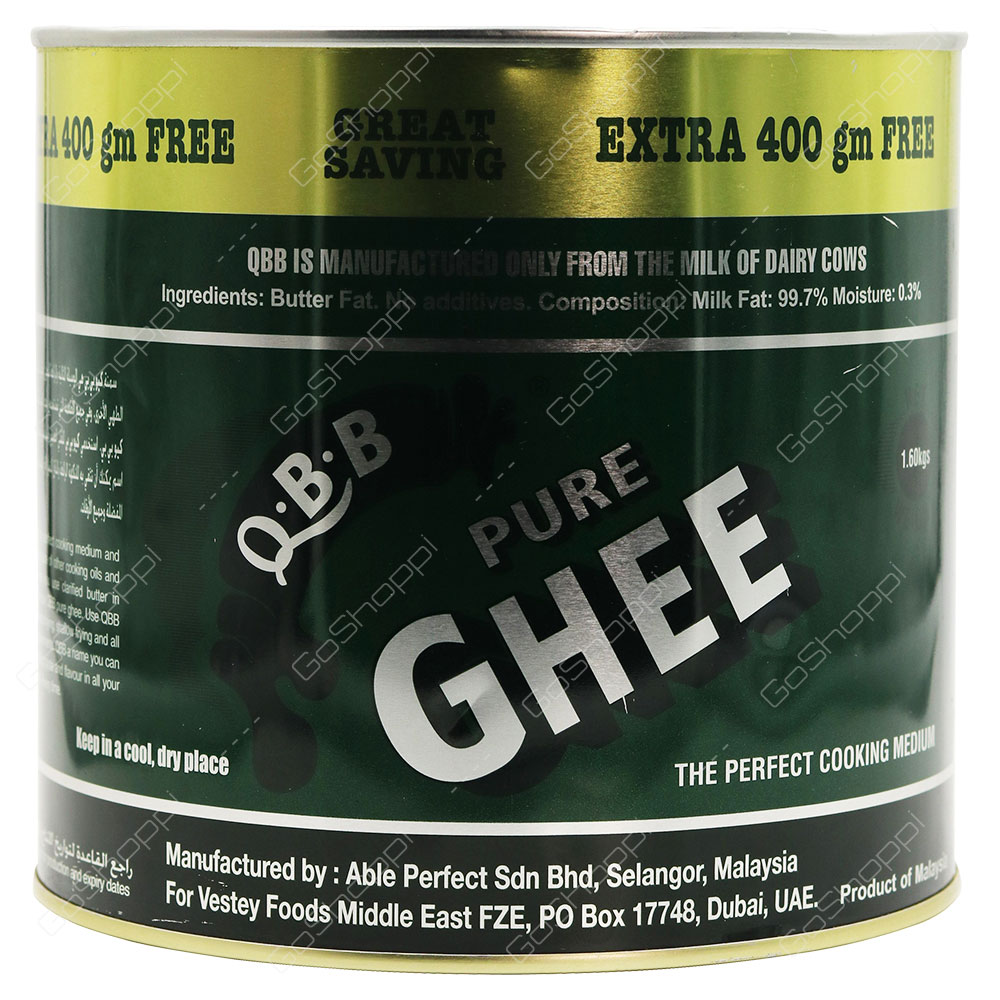 QBB Pure Ghee 1.6 kg - Buy Online