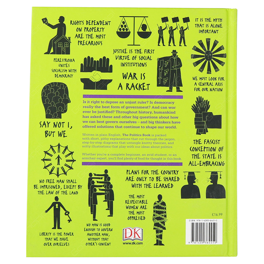 The Politics Book Big Ideas Simply Explained Buy Online