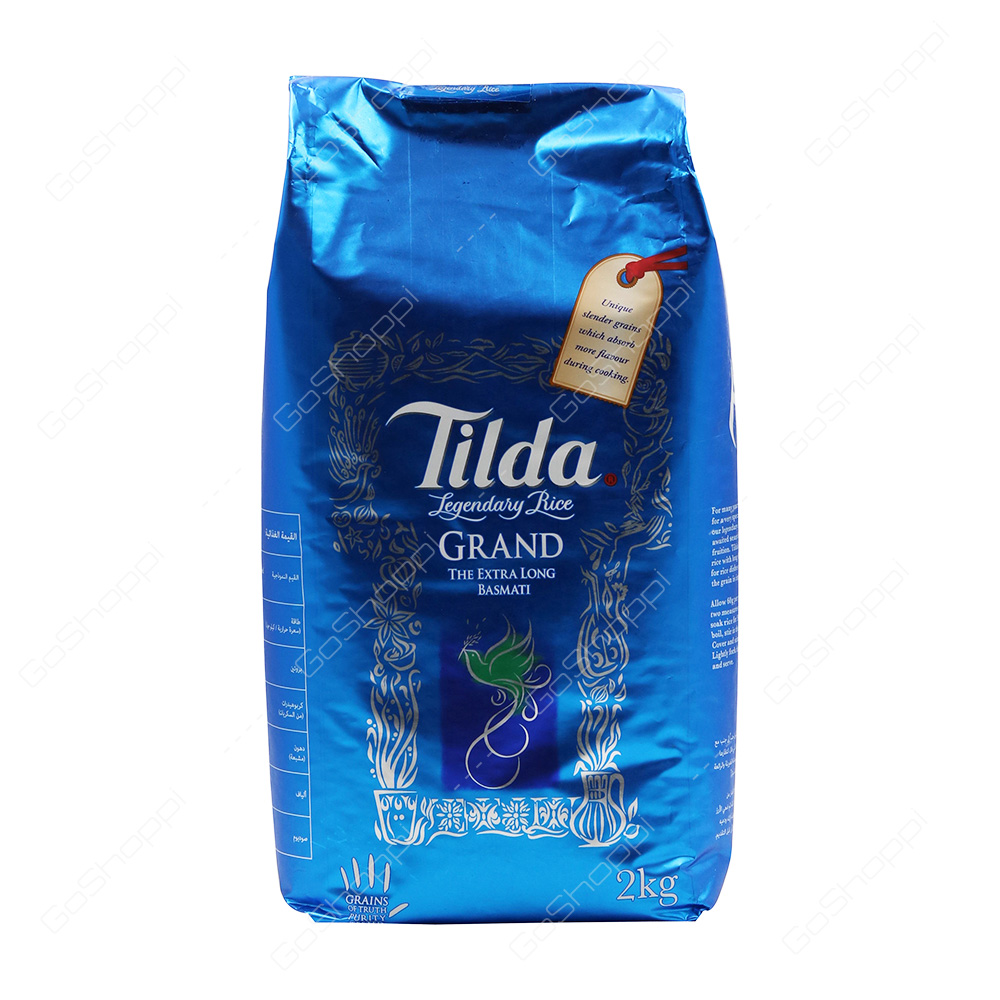 Tilda Grand The Extra Long Basmati Rice 2 kg - Buy Online
